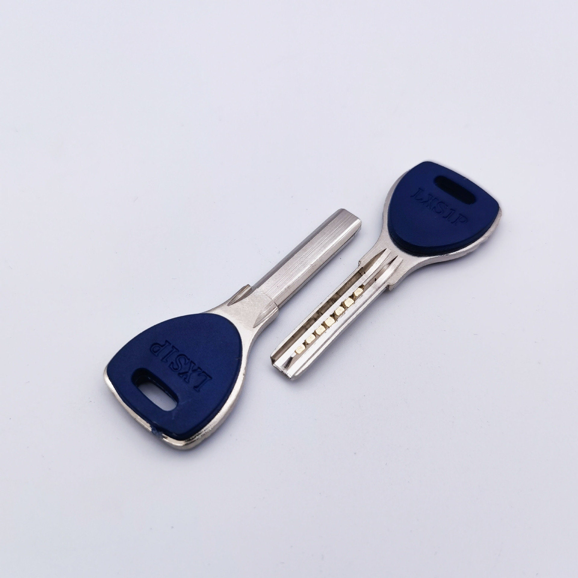 Acrylic Lock Cylinder Plastic Semi-circle Cylinder Crescent Cylinder ...