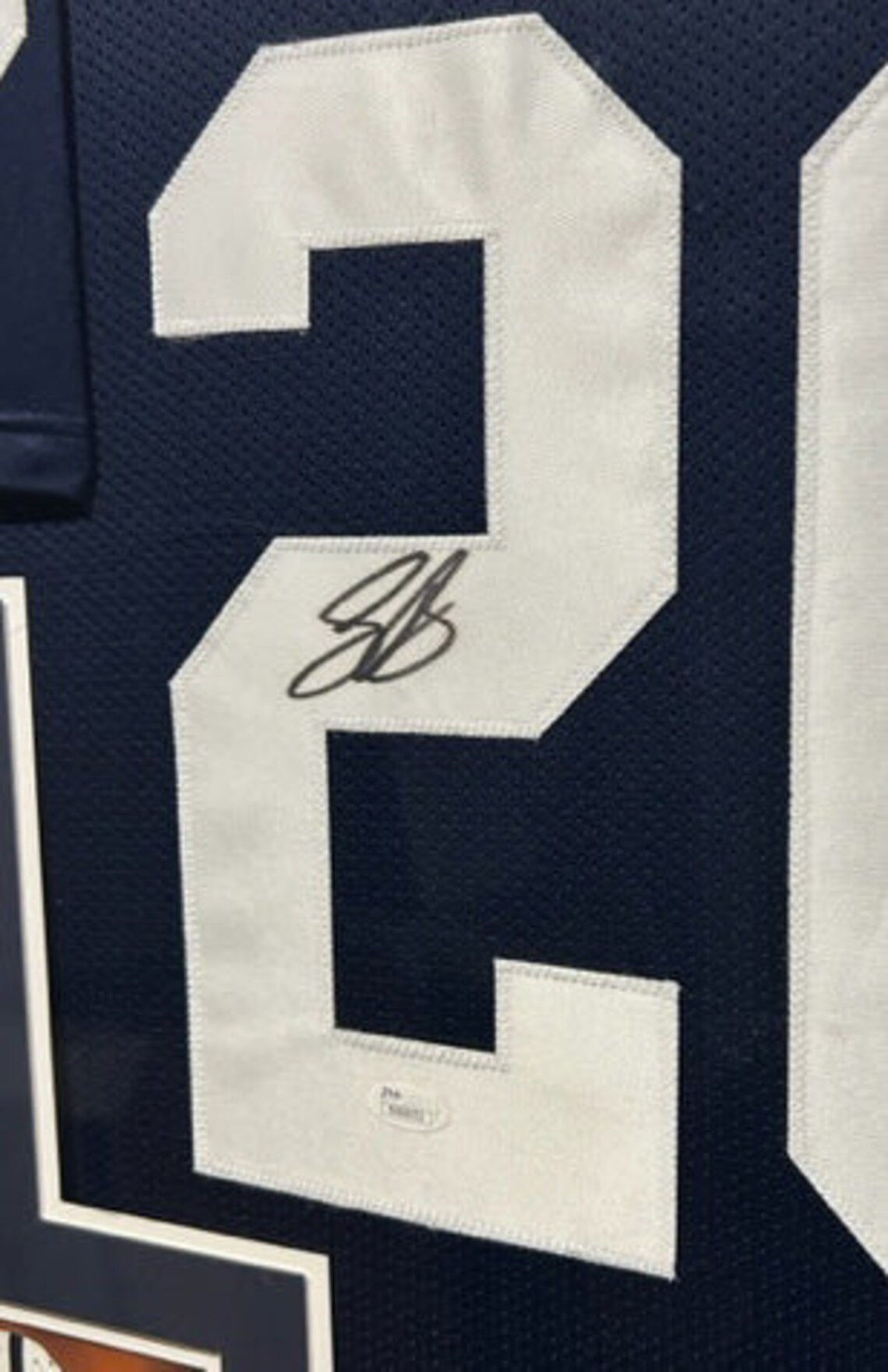 Saquon Barkley Framed Jersey JSA Autographed Signed Penn State BN4 - Etsy