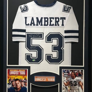Bill Romanowski the Longest Yard Signed Framed Jersey Beckett ...