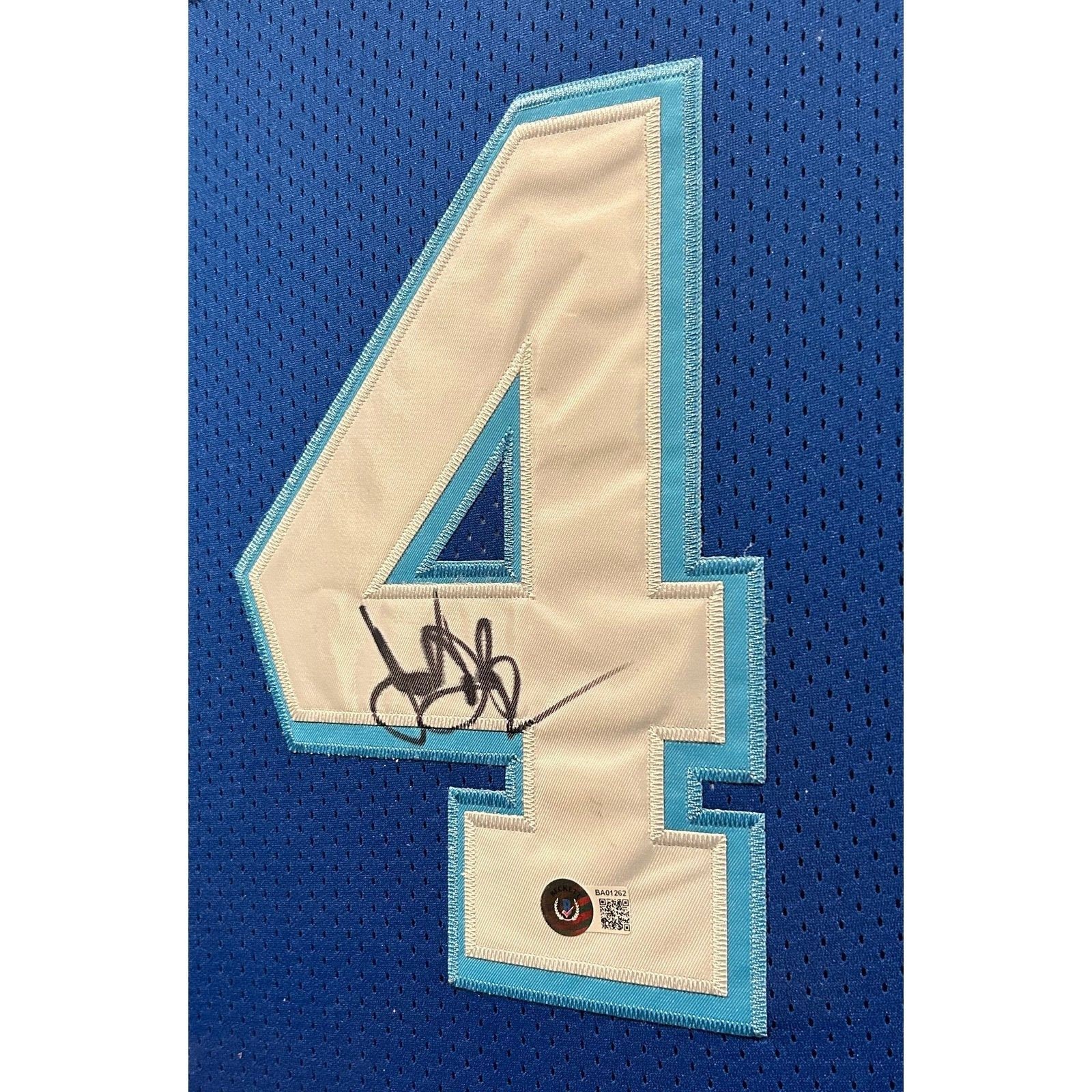 James Van Der Beek Signed Framed Varsity Blues Jersey Becket ...
