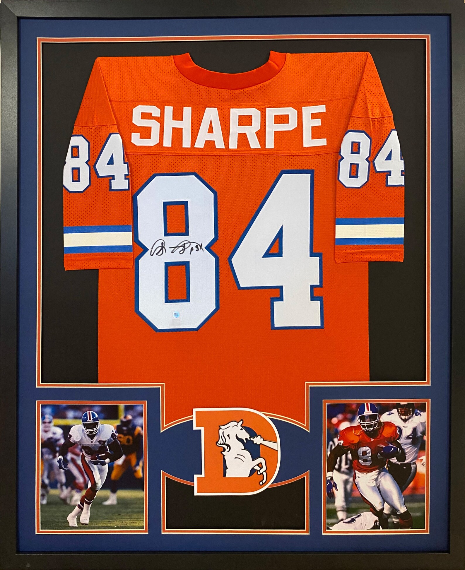 Shannon Sharpe Signed Framed Jersey GTSM Autographed Denver Broncos - Etsy