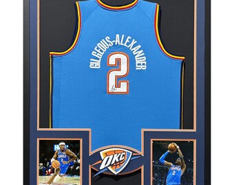 Shai Gilgeous-alexander Oklahoma City Thunder Signed NBA Jersey COA ...