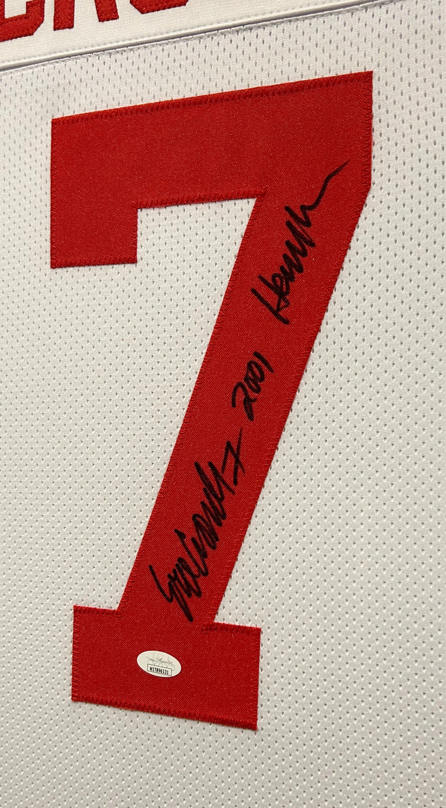 Eric Crouch Framed Signed Nebraska Jersey JSA Autographed Heisman - Etsy
