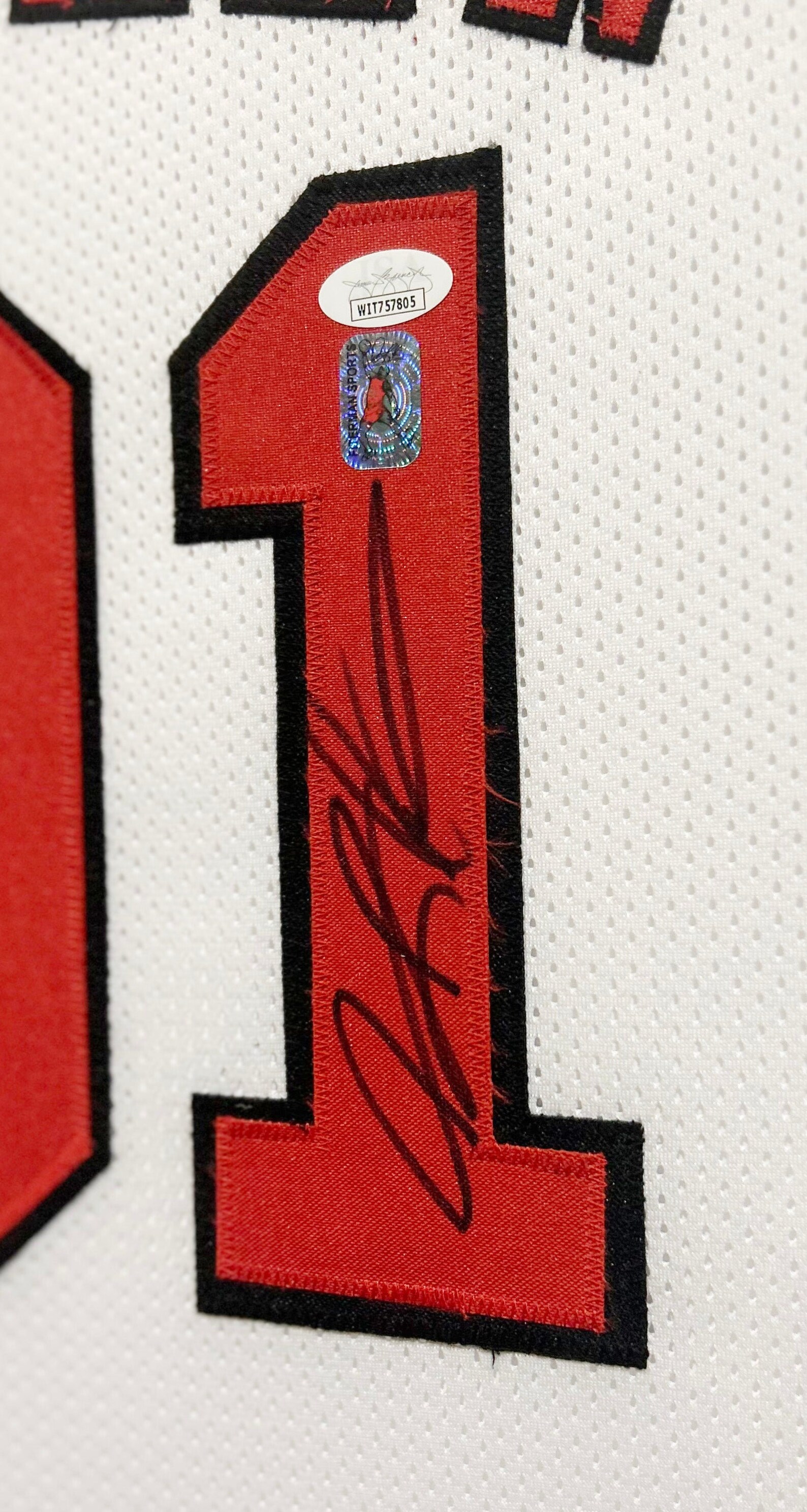 Dennis Rodman Signed Framed White Jersey JSA Autographed Chicago Bulls ...