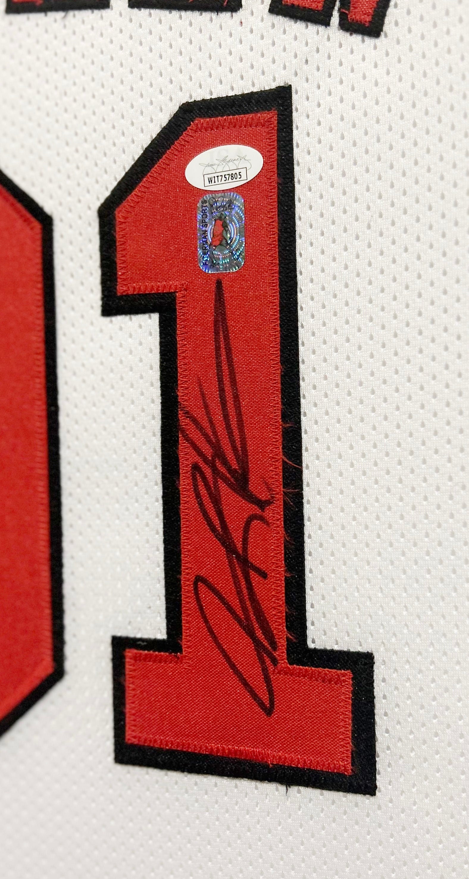 Dennis Rodman Signed Framed White Jersey JSA Autographed Chicago Bulls ...