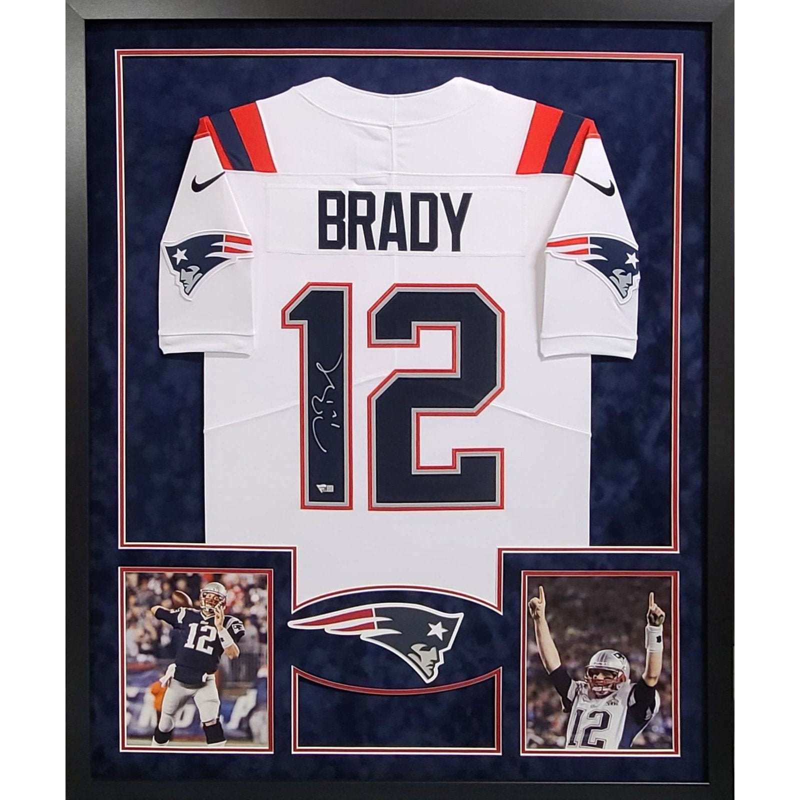 Tom Brady Framed Signed Jersey Fanatics New England Patriots ...