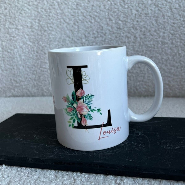 Cup With Initial - Etsy