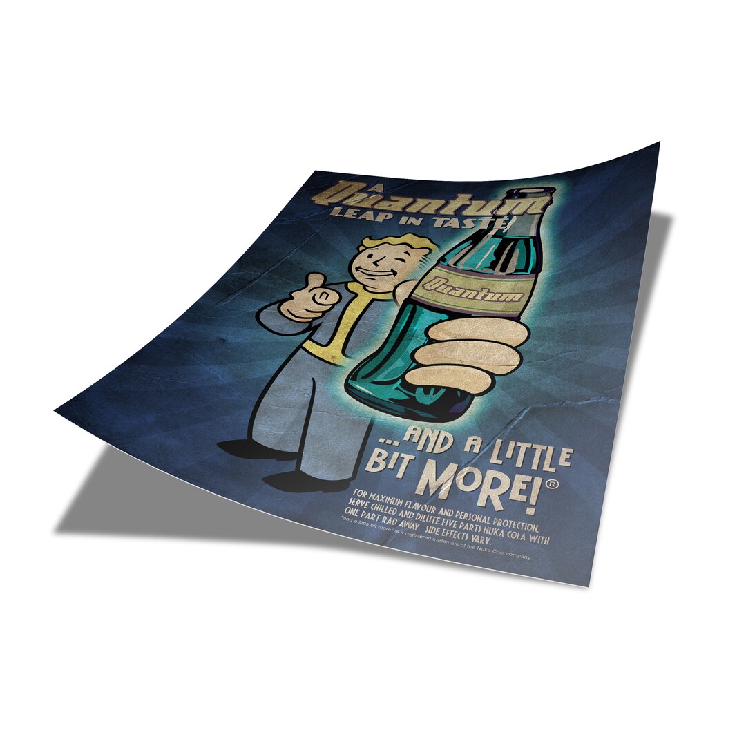 Fallout nuka Cola Quantum Giclée Print / Poster limited Edition ...