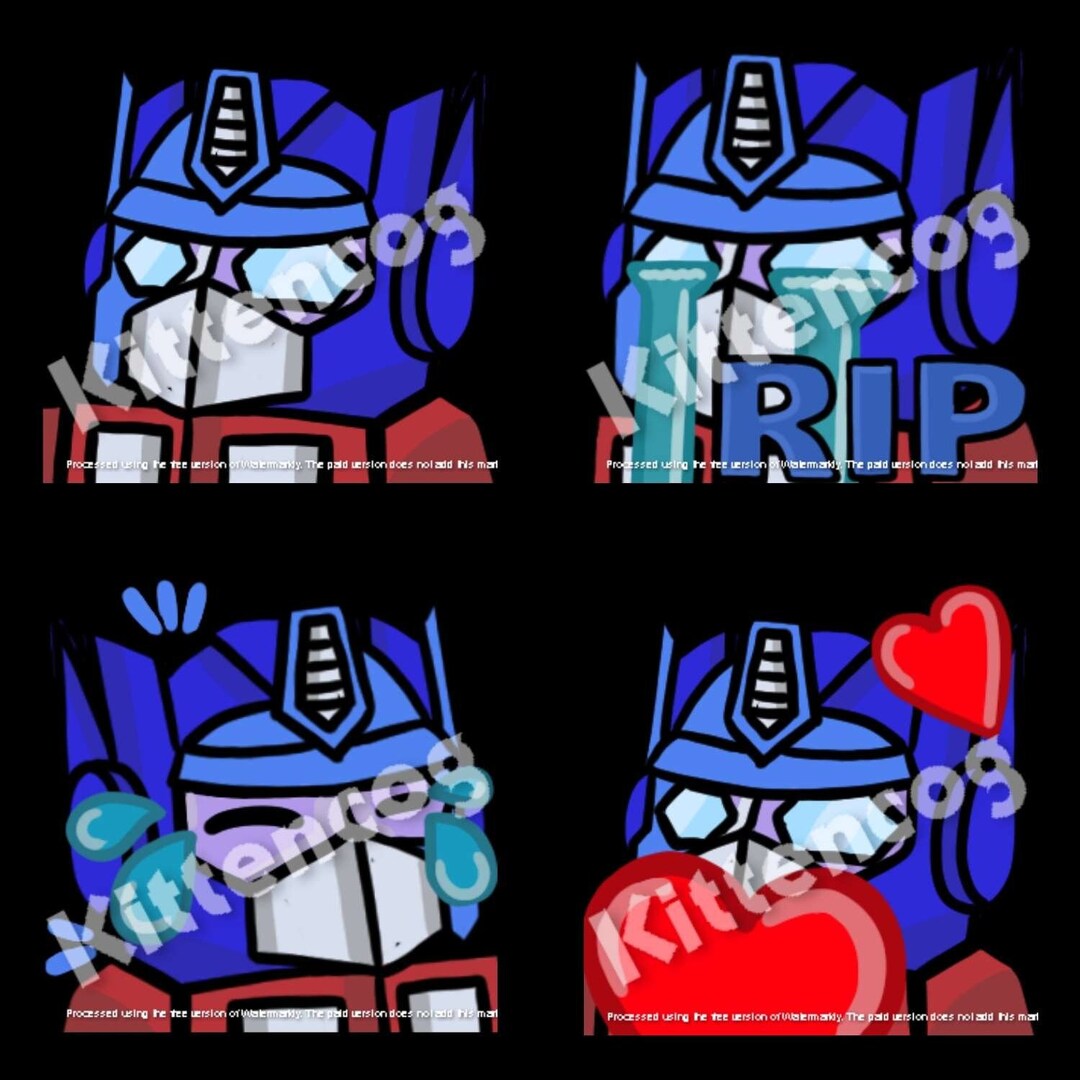 Customized Emotes twitch Kick or Discord - Etsy