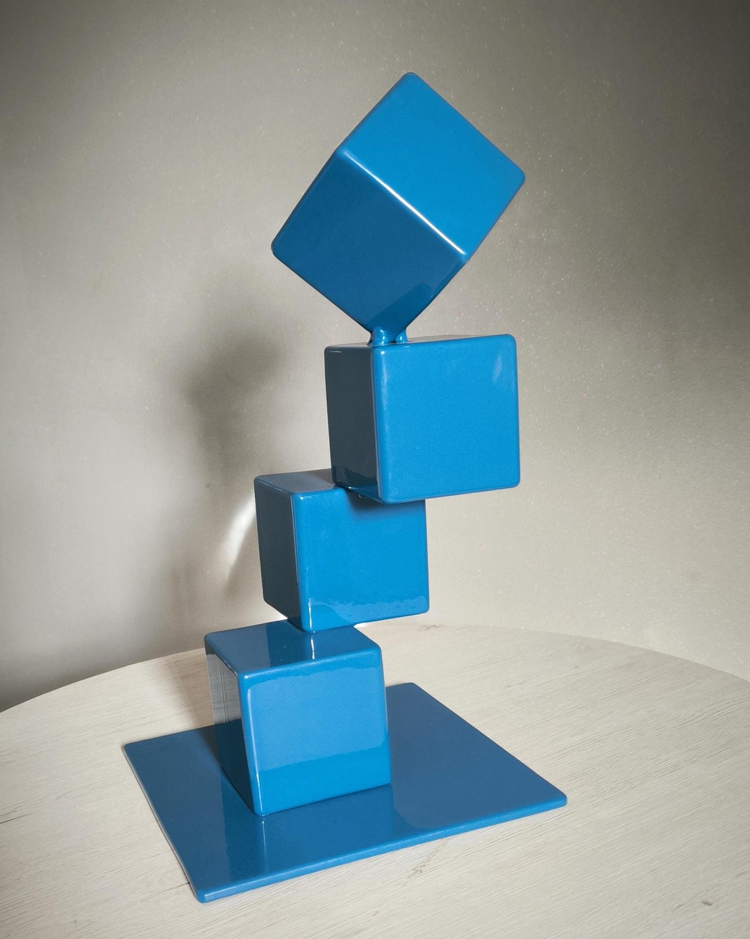 Metal Sculpture Cubes - Etsy