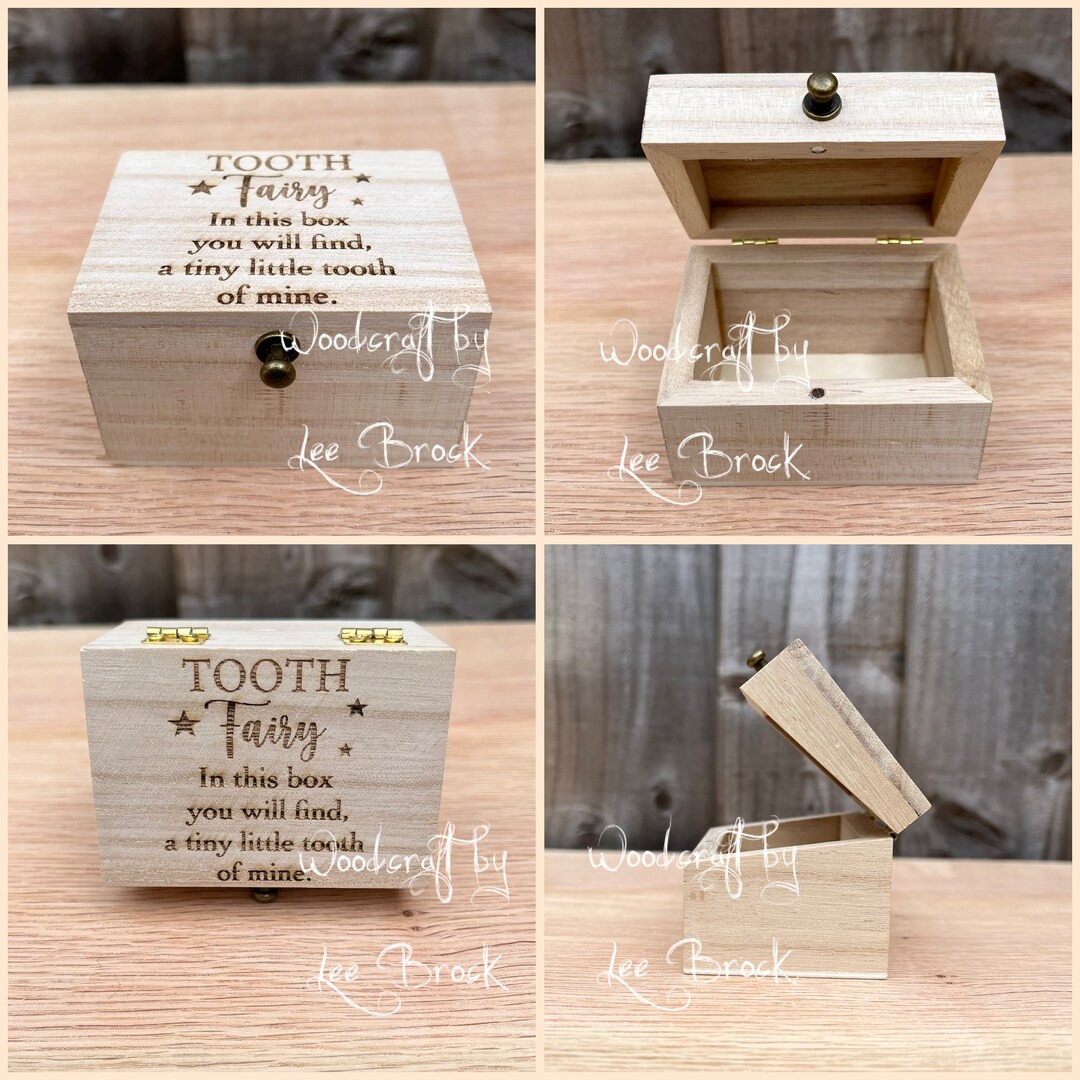 Tooth Fairy Box, Wooden Tooth Fairy Box, Tooth Fairy Pot - Etsy