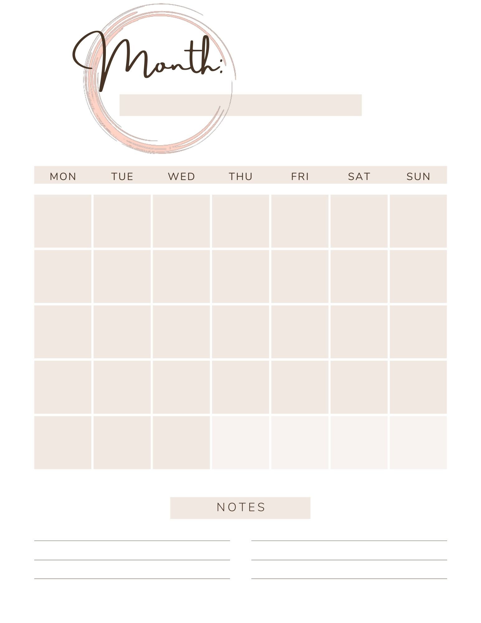 Digital Printable Editable 2022-2023 School Planner School Calendar ...