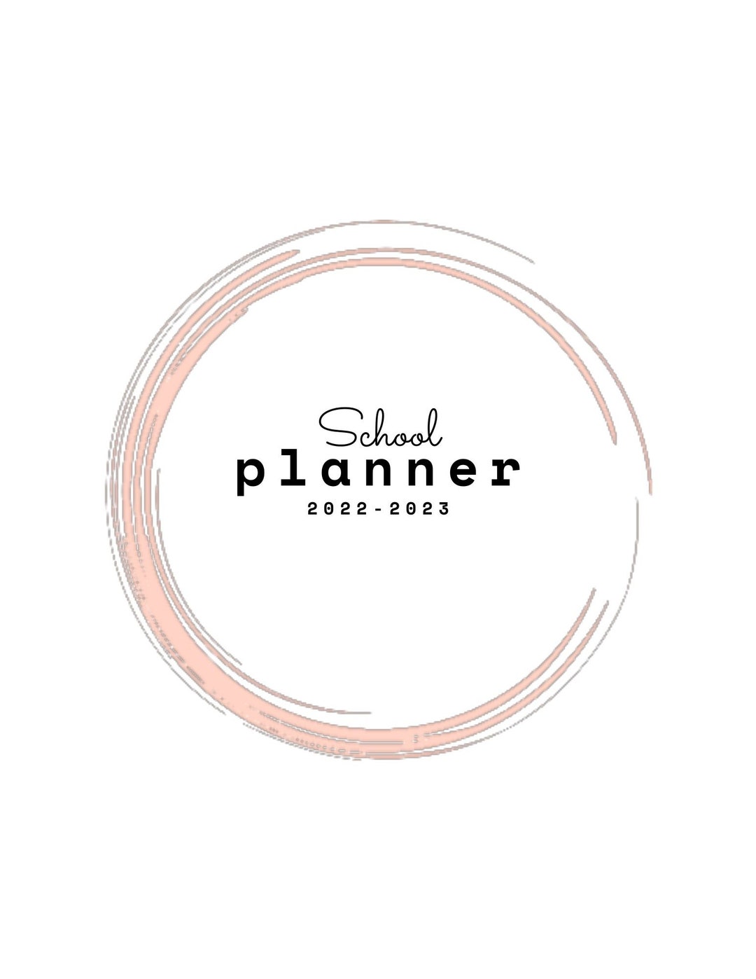 Digital Printable Editable 2022-2023 School Planner School Calendar ...