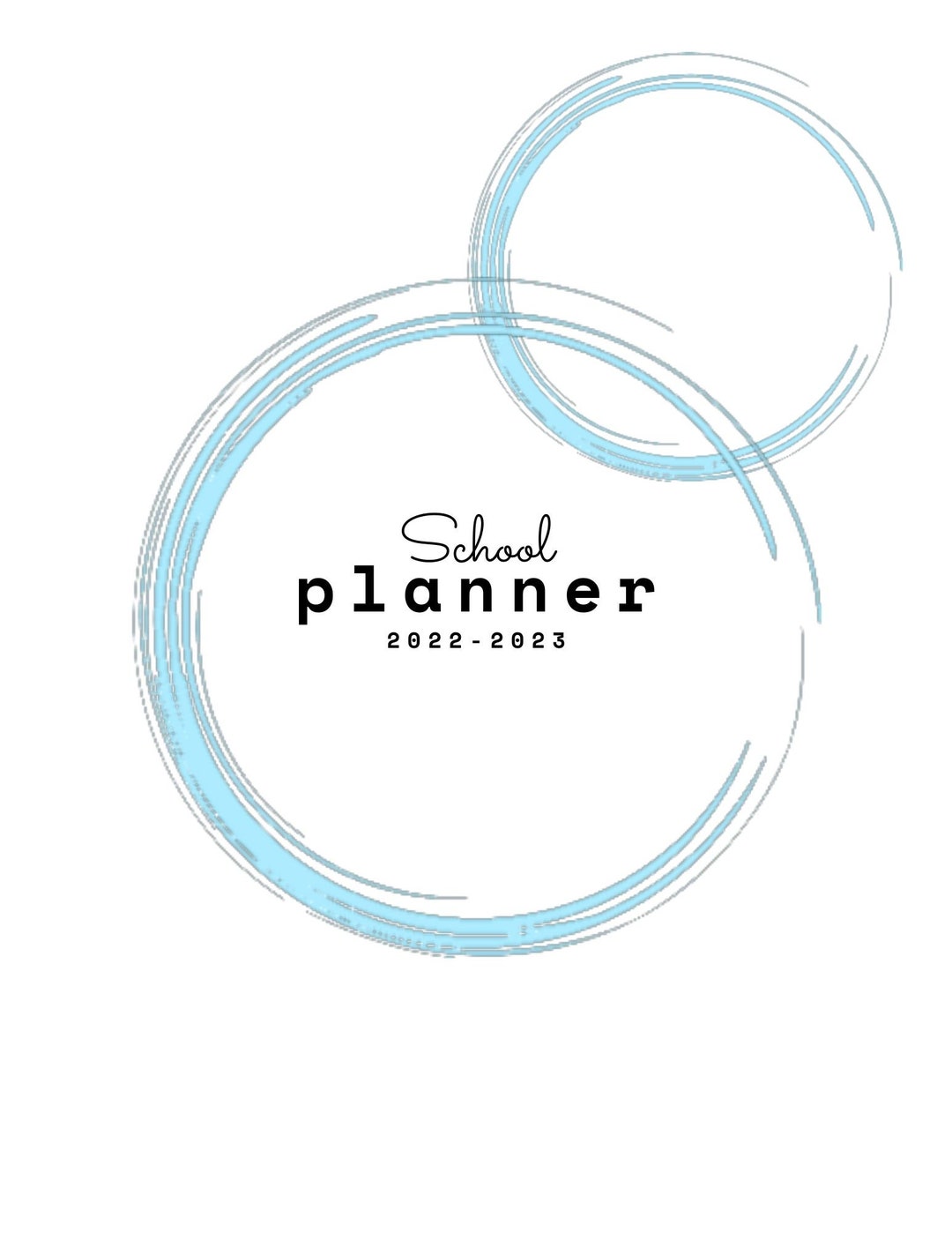 Digital Printable Editable 2022-2023 School Planner School Calendar ...