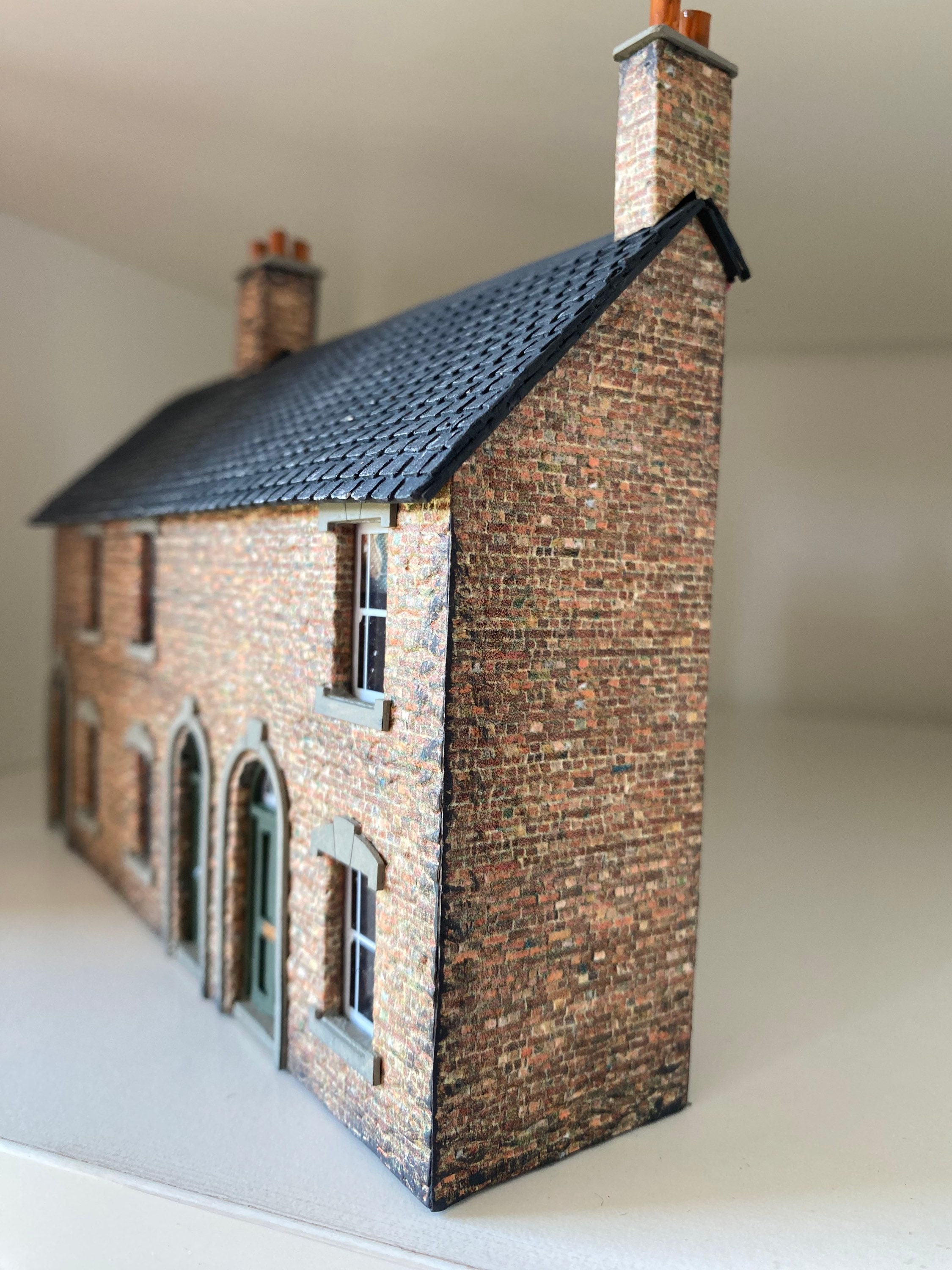 00 Gauge Model Railway Terraced Houses low Relief - Etsy UK