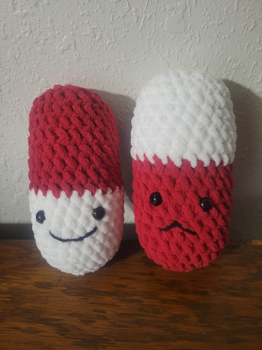 Crochet Custom Plushie Chill Pill Funny Gift for Doctor Pharmacy Office ...