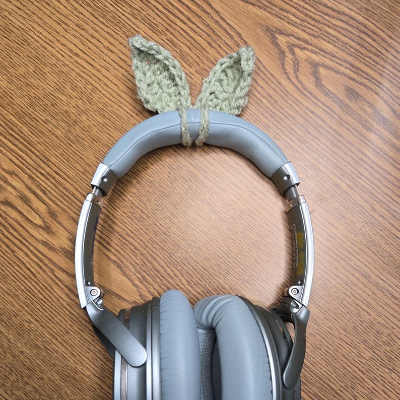 Crochet Headset Attachment Sprout for Broad Headphone Accessory ...