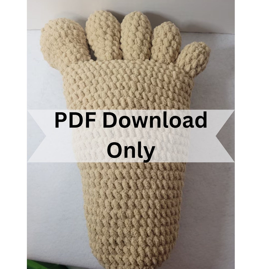 Bigfoot Sasquatch Gifts Crochet Pillow Pattern Bigfoot Decor, Bigfoot ...