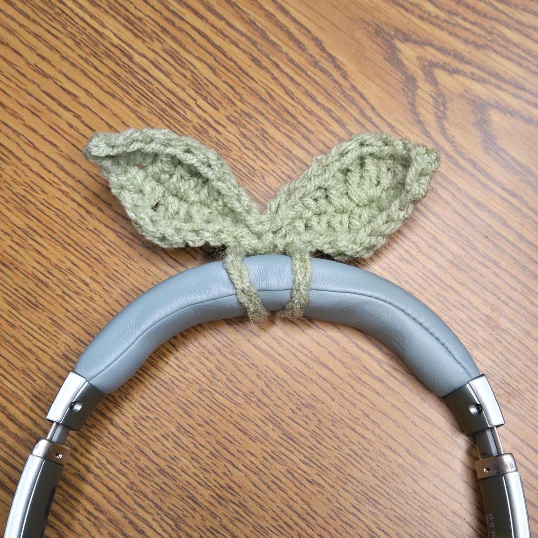 Crochet Headset Attachment Sprout for Broad Headphone Accessory ...