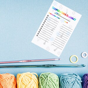 Printable Temperature Blanket Printable Chart Printable Temperature ...