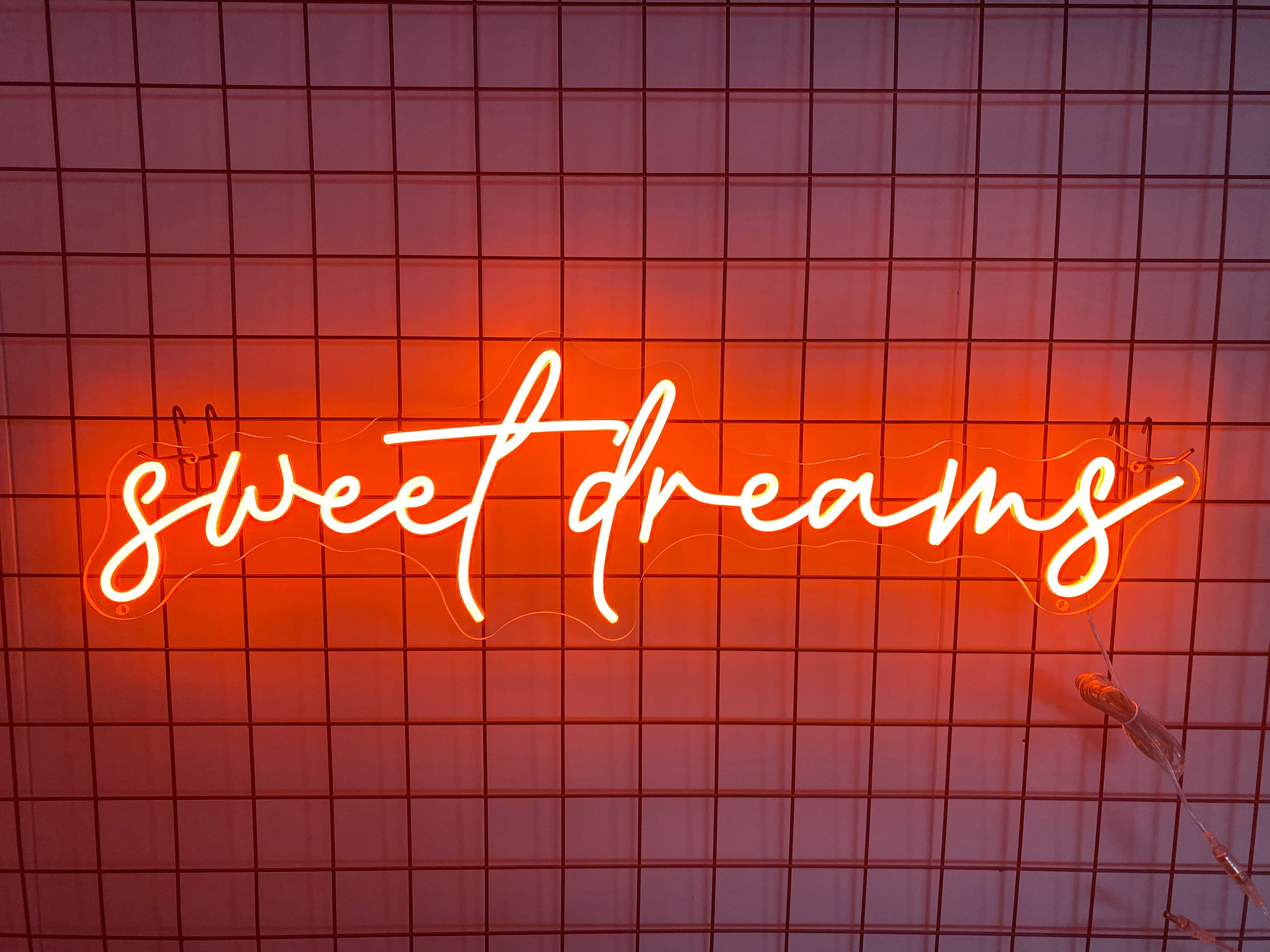 Sweet Dreams Neon Sign, Custom Neon Sign, Bedroom Room Wall Decor, Neon ...