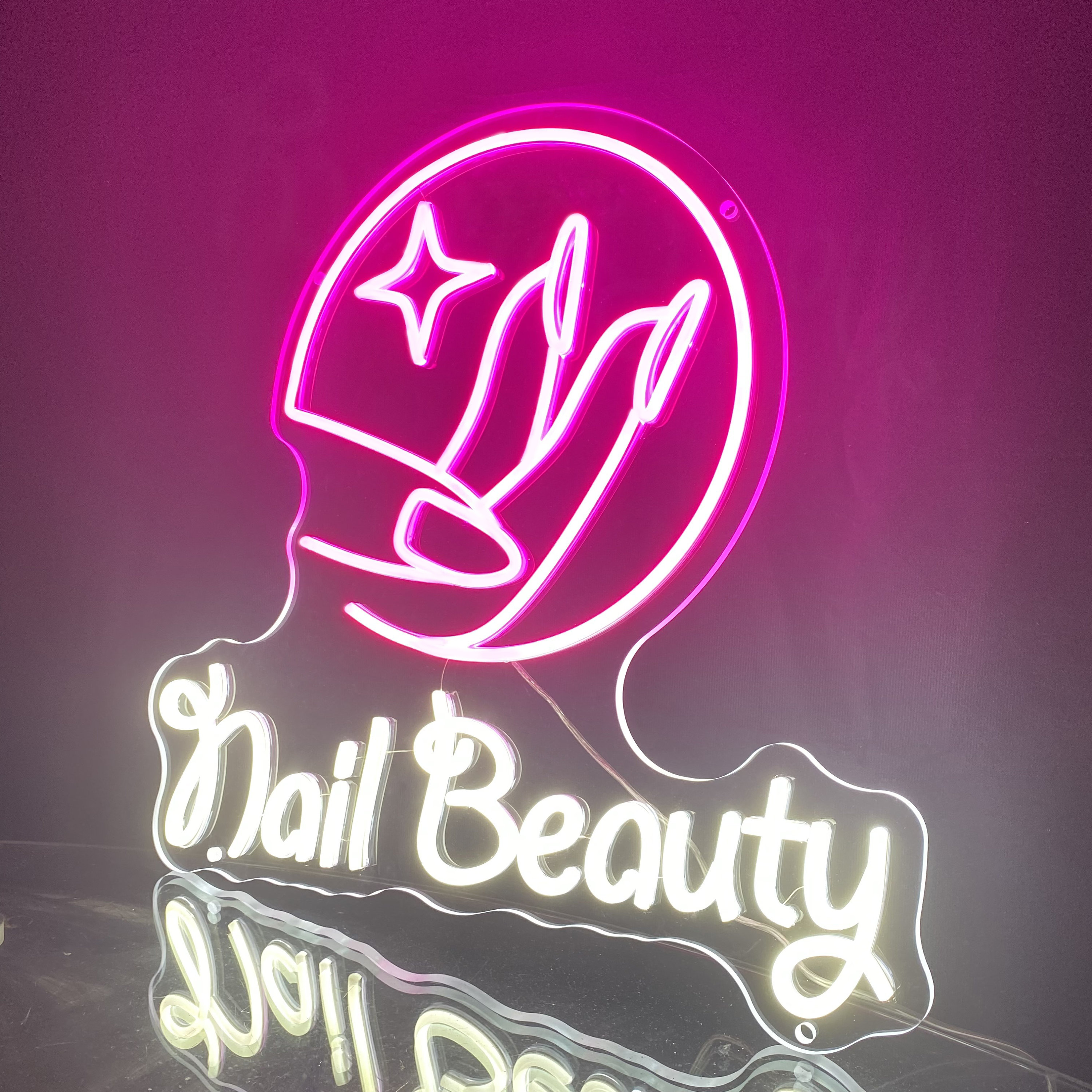 Nail Beayty Neon Sign,business Neon Sign,custom Store Sign Decor,shop ...