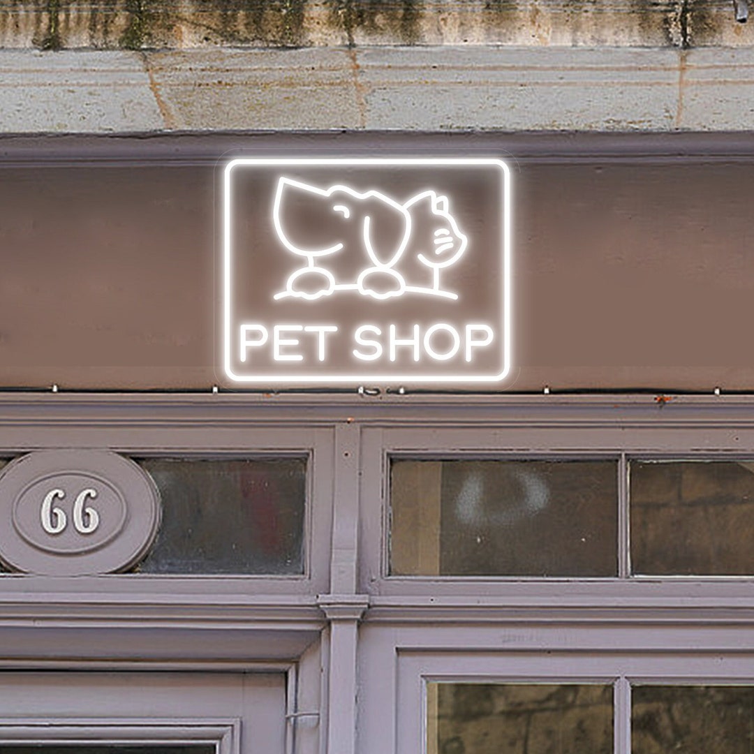 Pet Shop Sign,shop Wall Decor,custom Bussiness Sign - Etsy