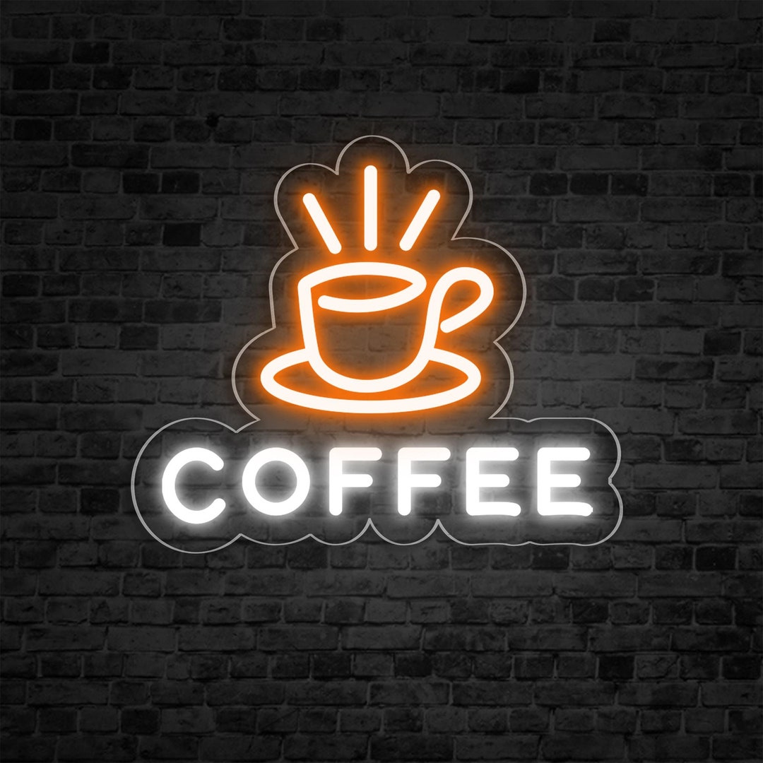 Coffee Neon Signs for Wall Decor Led Lights for Coffee Bar Led Sign ...