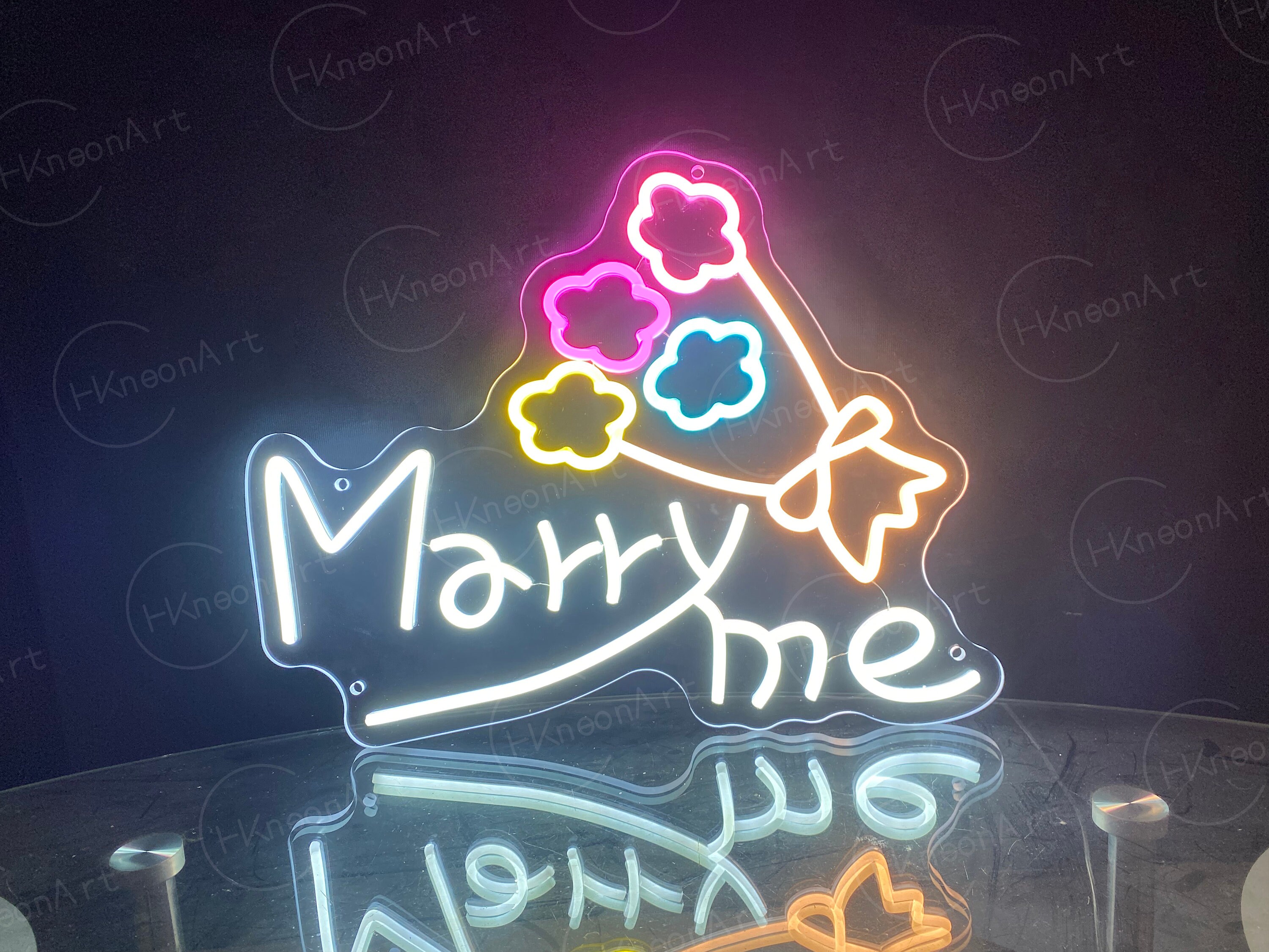 Marry Me Neon Sign,wedding Neon Signs,engagement Party Decor,wedding ...