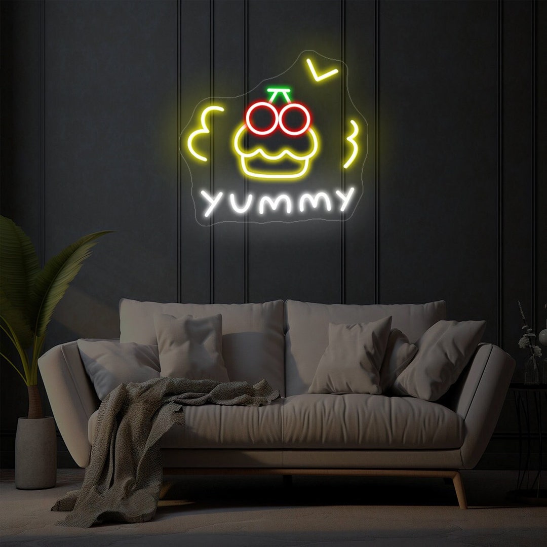 Cake Neon Sign Shop Decor,birthday Gift,custom Home Decor,cute Wall ...