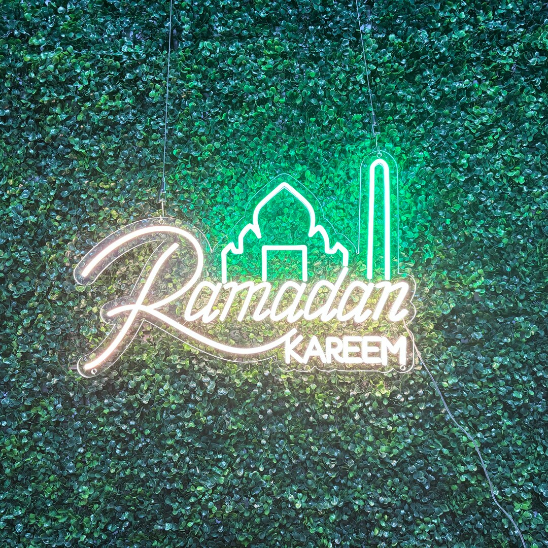 Ramadan Kareem Neon Sign, Eid Mubarak Decor,ramadan Banner,ramadan ...