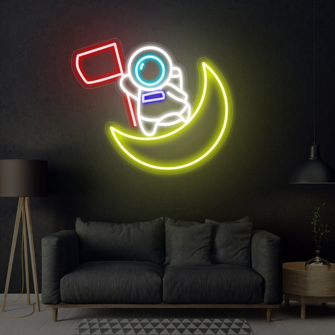 Astronaut Neon Sign,gaming Neon Sign,astronaut Wall Art,custom Sign ...