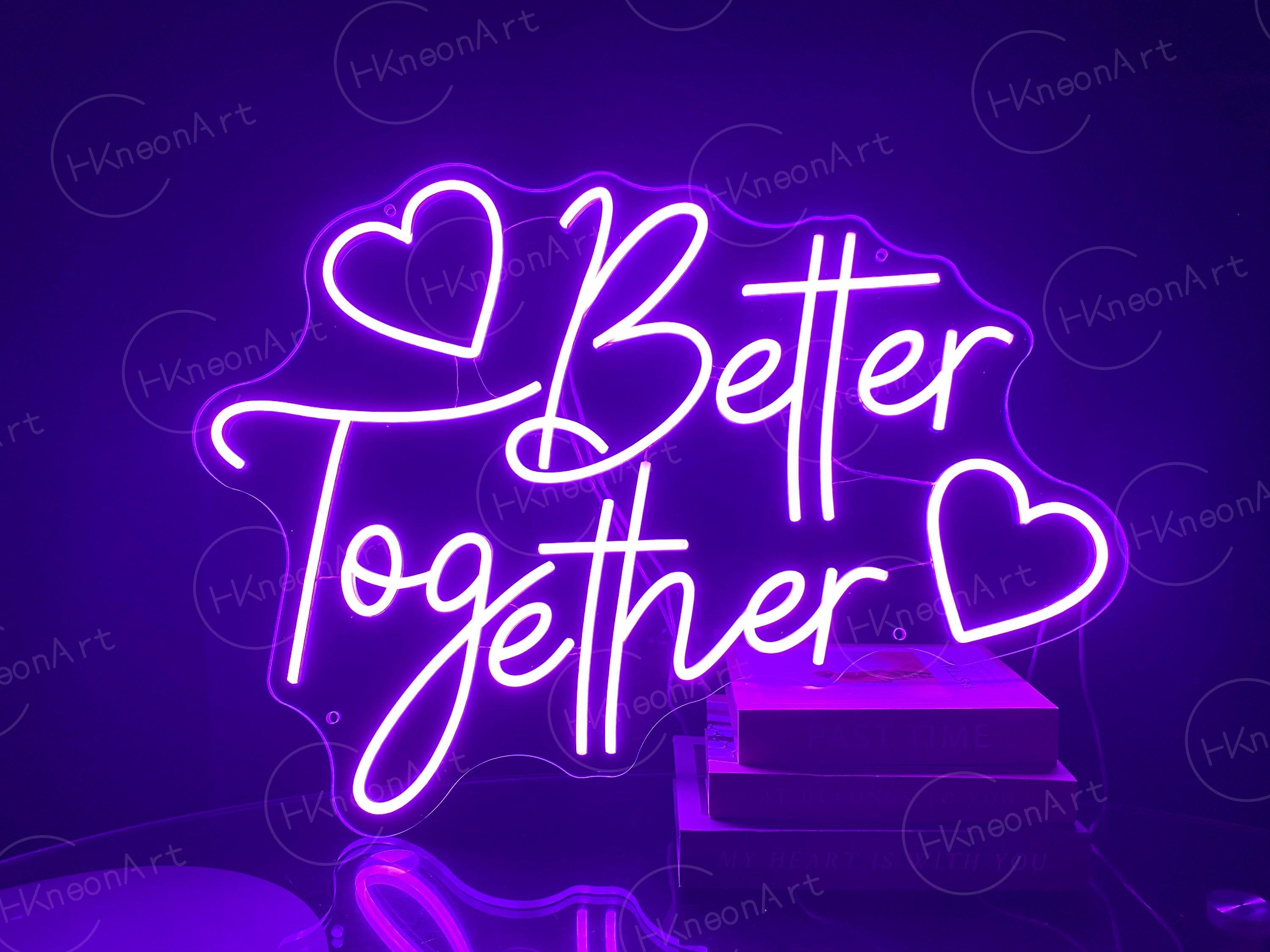 Better Together Neon Sign,wedding Neon Signs,engagement Party Decor ...