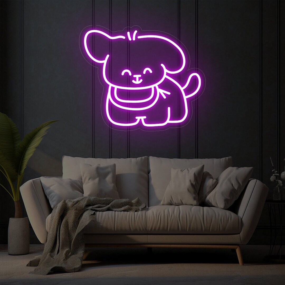 Pet Dog Neon Sign,christmas Gift,birthday Gift,custom Home Decor,wall ...