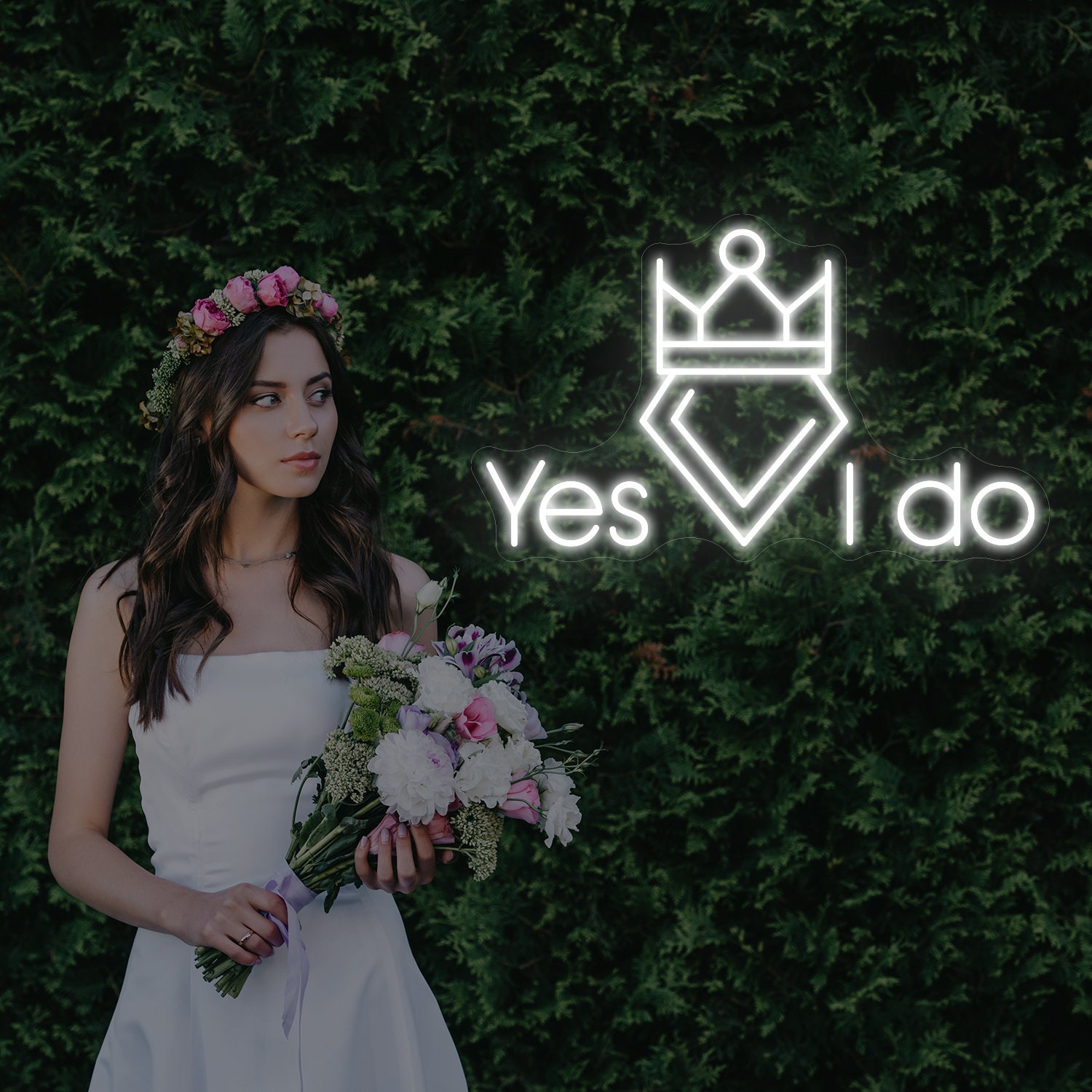 Yes I Do Neon Sign,wedding Neon Signs,engagement Party Decor,wedding ...