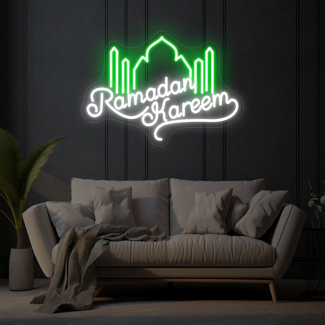 Ramadan Kareem Neon Sign, Eid Mubarak Decor,ramadan Banner,ramadan ...