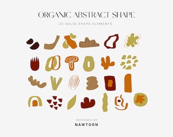 Boho Abstract Shape Vol.06 Boho Shape Shapes Svg Png Eps - Etsy