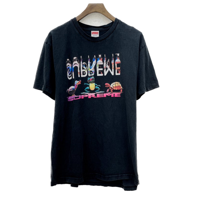Supreme FW17 Duck Frog Turtle Graphic T-shirt Size M Black - Etsy Canada