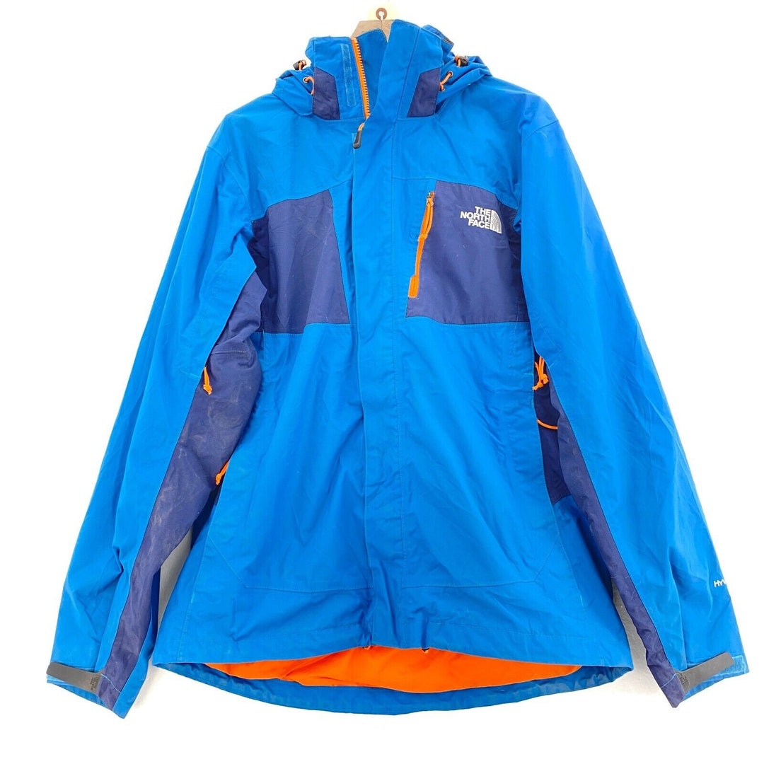 The North Face Two Tone Blue Water Resistant Light Jacket Size - Etsy