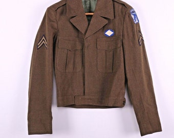 Military Brown Jacket - Etsy