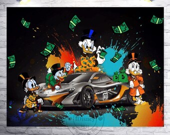 Money Duck Poster - Etsy