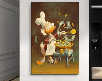 Scrooge Mc Duck Art - Etsy
