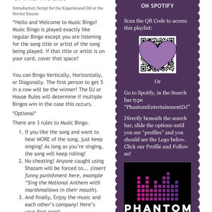 80's Music Bingo (set 1) INSTANT Download, Easy to Read, Printable ...