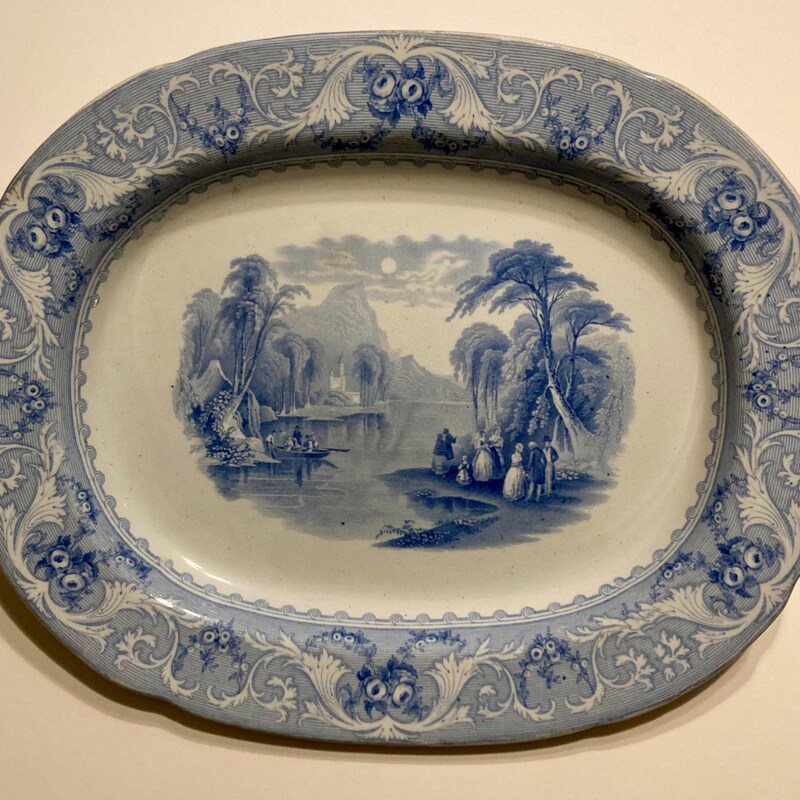 Transferware Platter - Etsy
