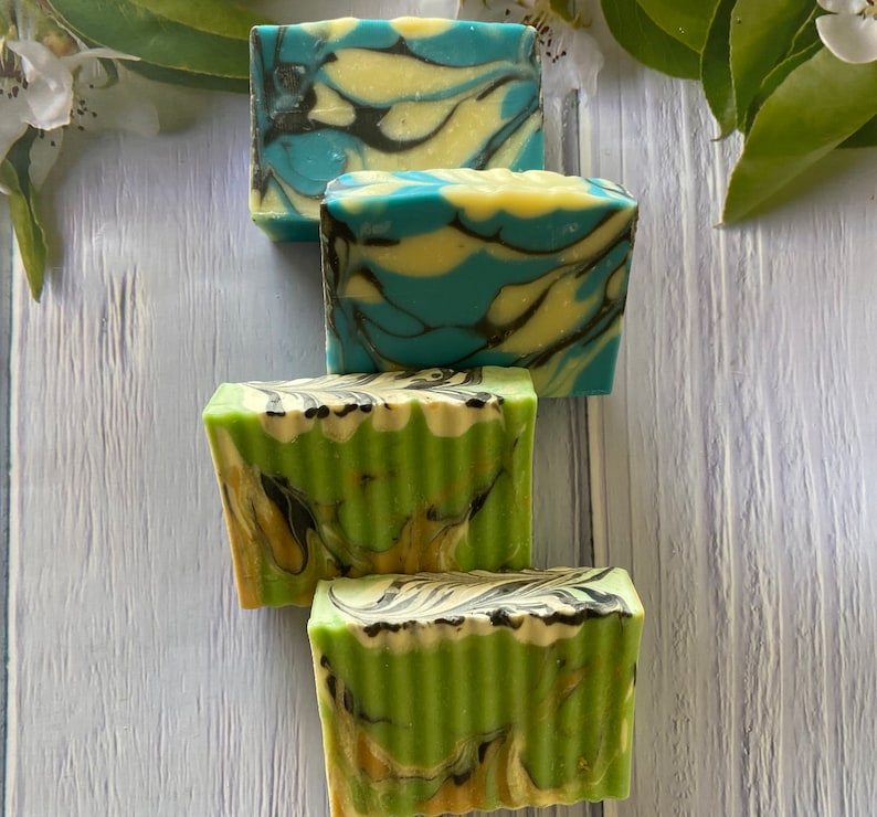 Set of 2 Artisan Handmade Bar Soaps Natural Homemade Bar - Etsy