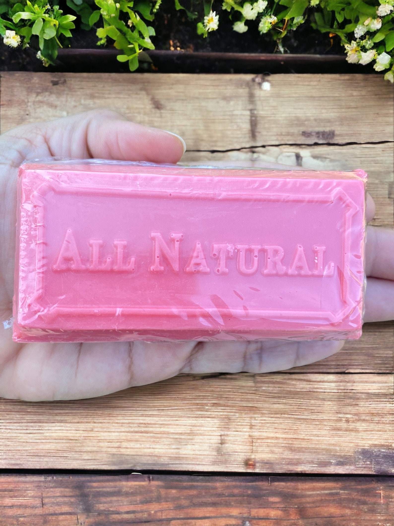 Rose Artisan Soap Bar With Vitamin E, Handcrafted Bar Soap for Dry Skin ...