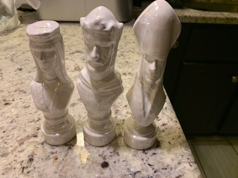 Ceramic Scioto Chess Set With Castle - Etsy