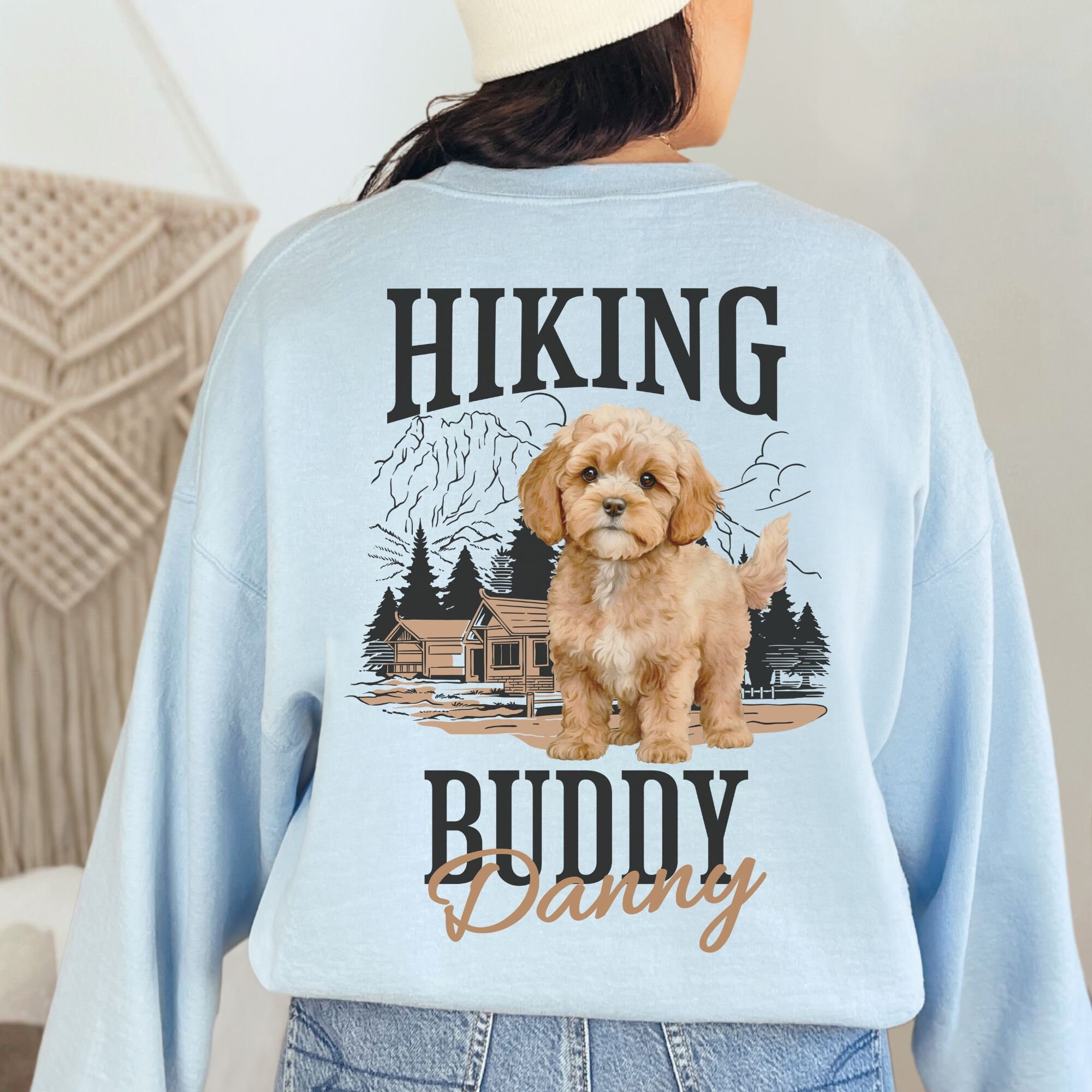 Custom Cavapoo Shirt, Backprint, Cavapoo Mom, Cavoodle Shirt, Doglover ...