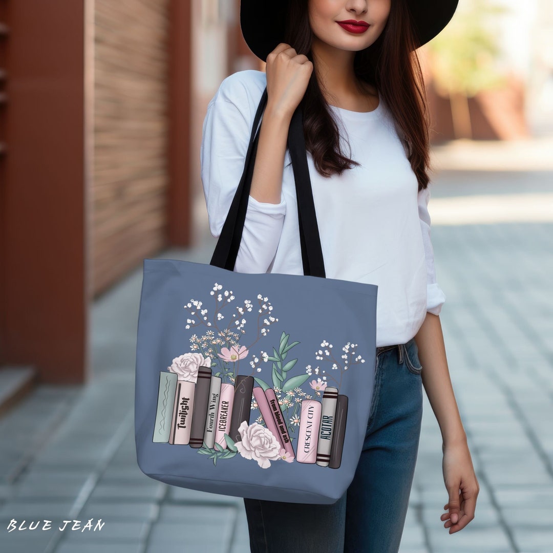 Personalized Favorite Books Tote Bag, Custom Book Tote Bag, Custom ...