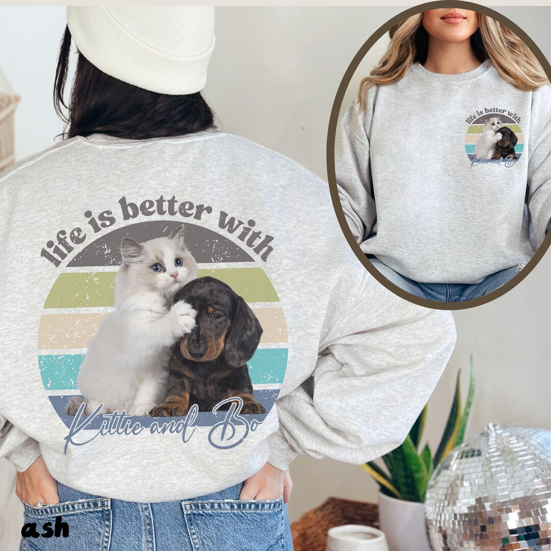 Ritratto personalizzato retrò per animali domestici da maglietta ...